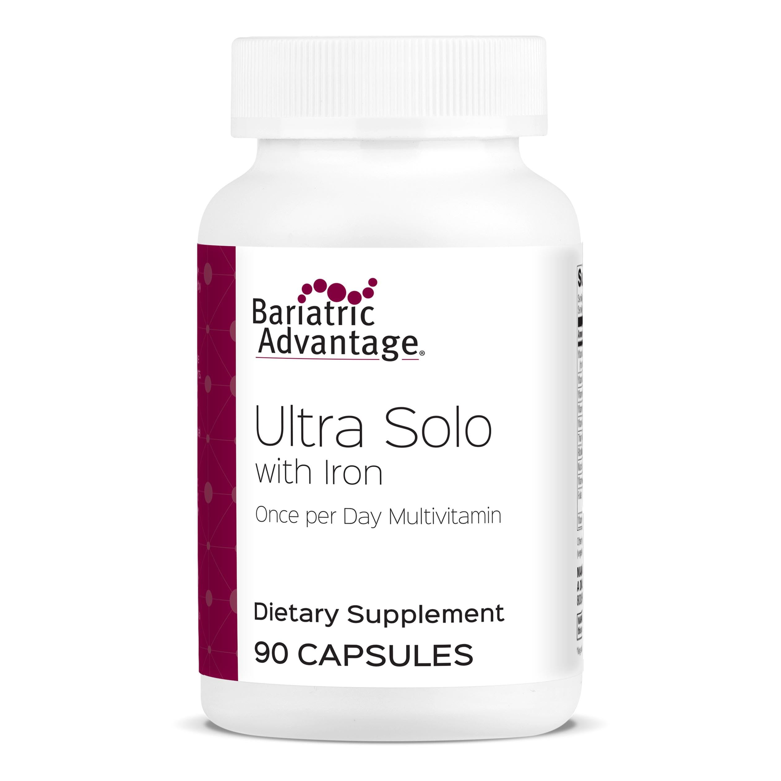 Bariatric Advantage Ultra Solo with Iron - Once-Per-Day Daily ...