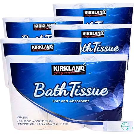 Mua Kirkland Toilet Paper Bath Tissue 2-ply 6 Rolls x 5 Costco KIRKLAND ...