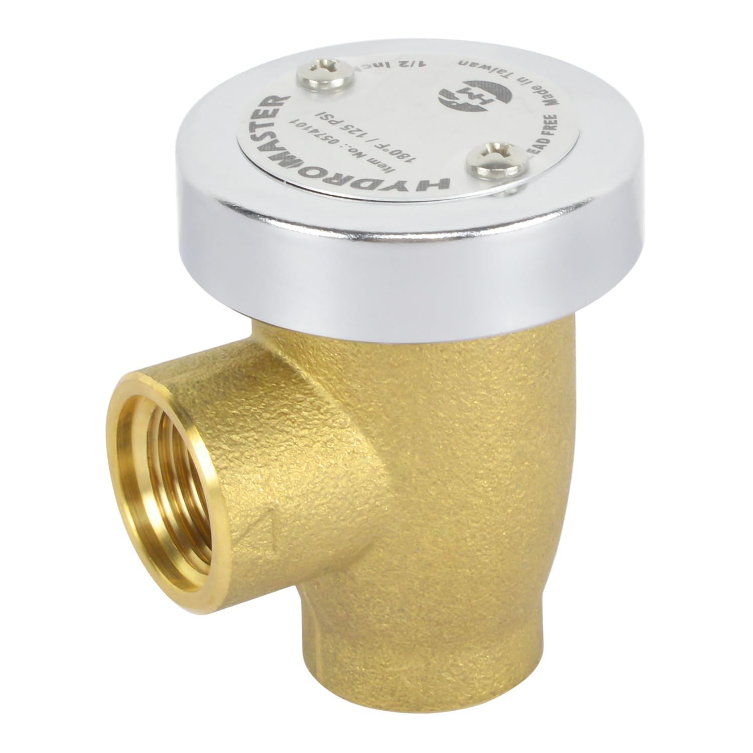 HYDRO MASTER Water Anti-Siphon Vacuum Breaker, 1/2 in., Brass Body ...