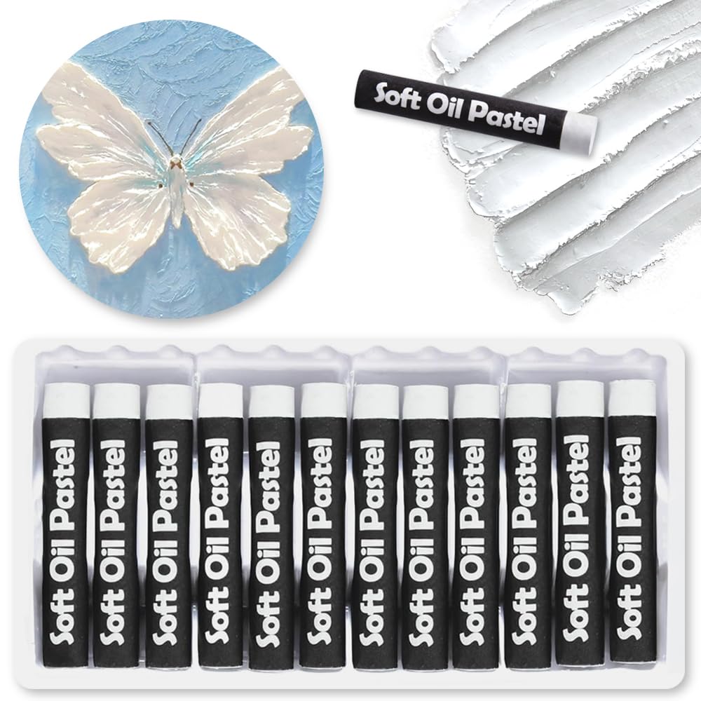 Mua Mifuner Soft Oil Pastels Set (12 Sticks), Single Colors Heavy Oil ...