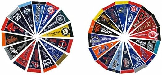 MLB Mini Pennant Set (All 30 Teams) by Rico Tag, Pennants - Amazon Canada