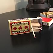 Amazon.com: Swedish Match, Three Stars Safety Matches, 10 pack: Health ...