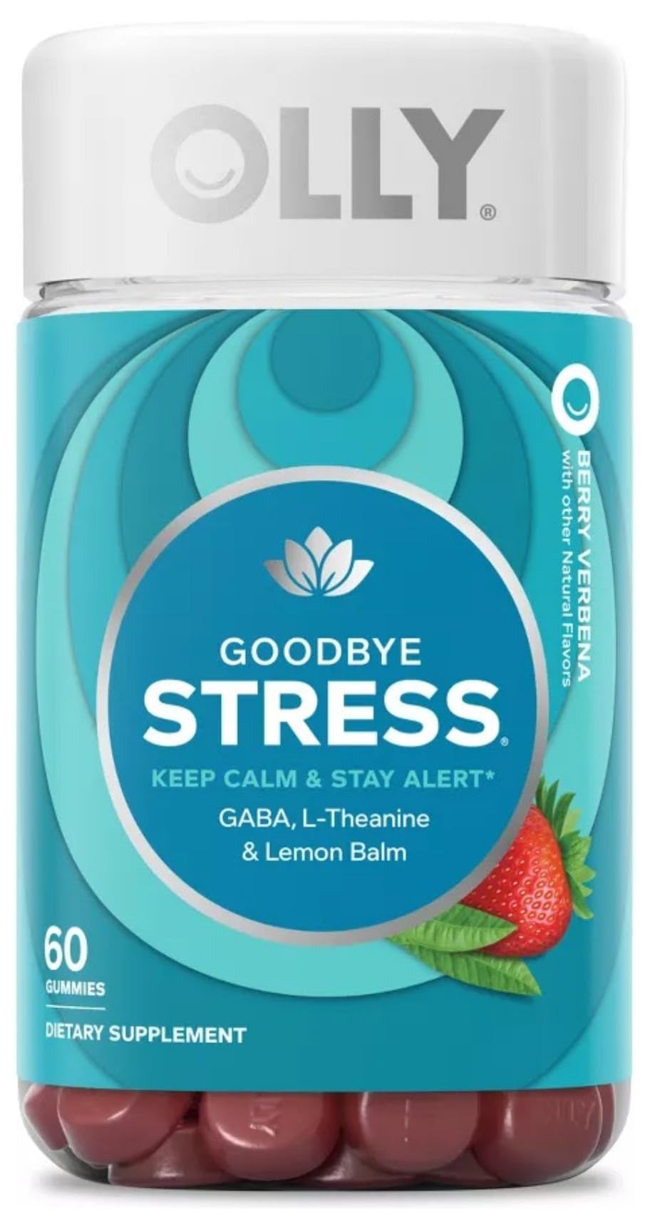 Mua OLLY Goodbye Stress Gummy, GABA, L-Theanine, Lemon Balm, Stress ...