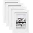 Amazon.com - Egofine 11x14 Picture Frames Made of Solid Wood 4 PCS White - for Table Top and ...