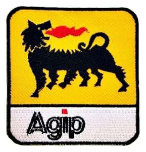 Amazon.com: Agip Oil Lubricant Racing F1 Formula1 one Logo t Shirts ...