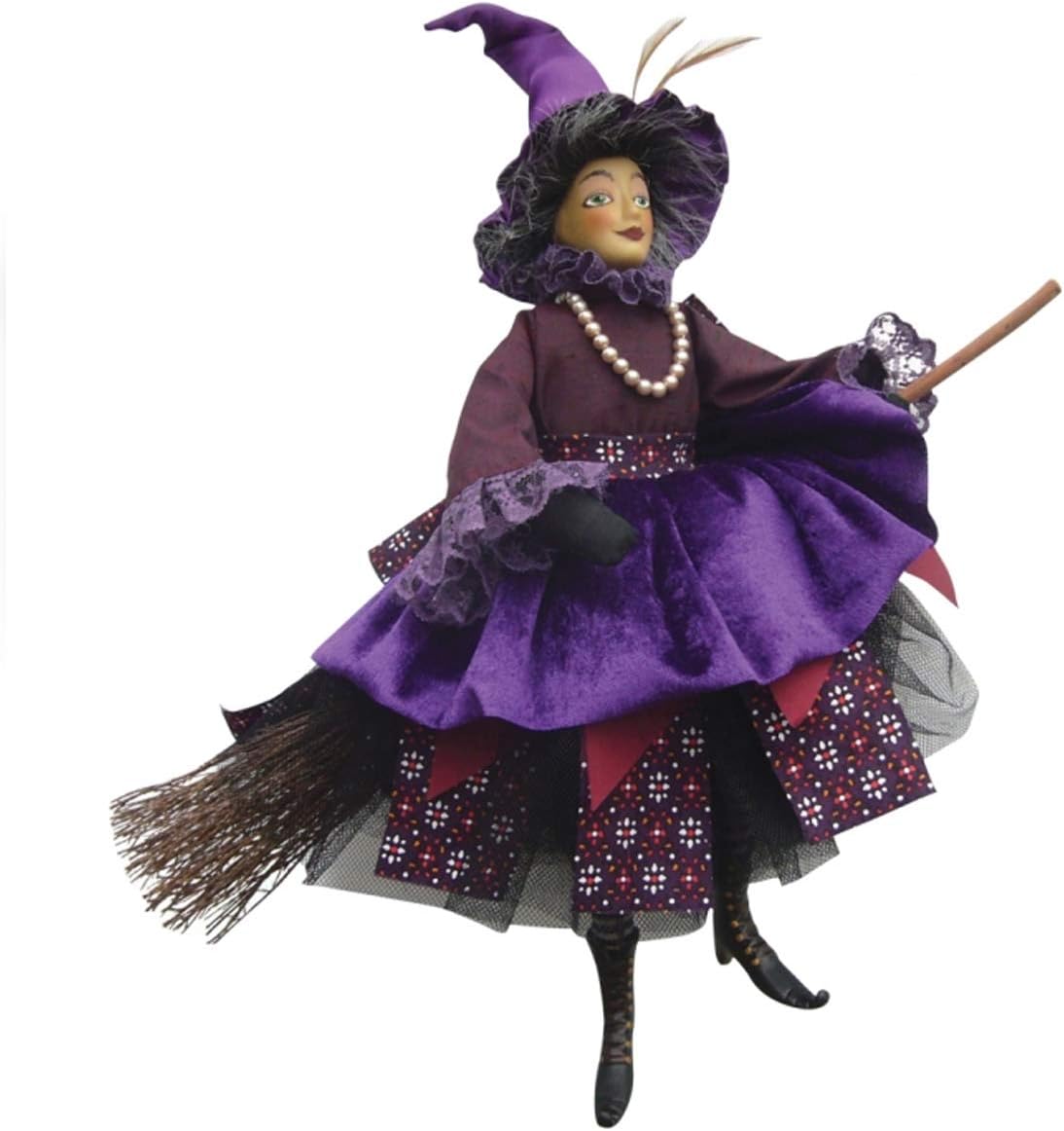 Witches of Pendle - Katherine Hewitt Witch Flying (Purple) 45cm: Amazon ...