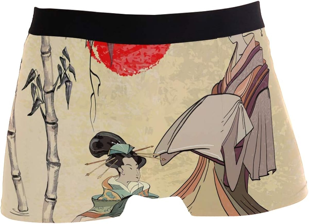 Deck Mens Underwear Sexy Beautiful Japanese Geisha Girl S Boxer Briefs ...