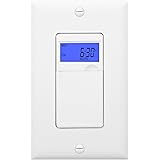 Leviton 021-VPT24-1PZ Vizia 24-Hour Programmable Indoor Timer with ...