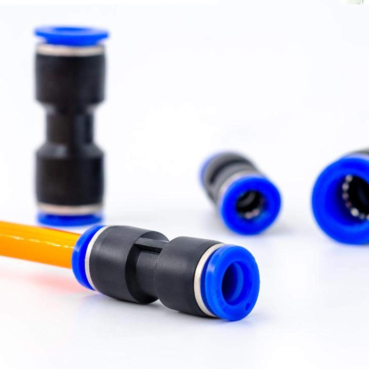 60pcs Pneumatic Connectors, 6/8/10mm Pneumatic Straight Union Push ...