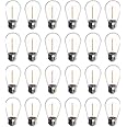 24-Pack LED 1W String Light Bulbs, UL Listed, Jslinter S14 Plastic ...