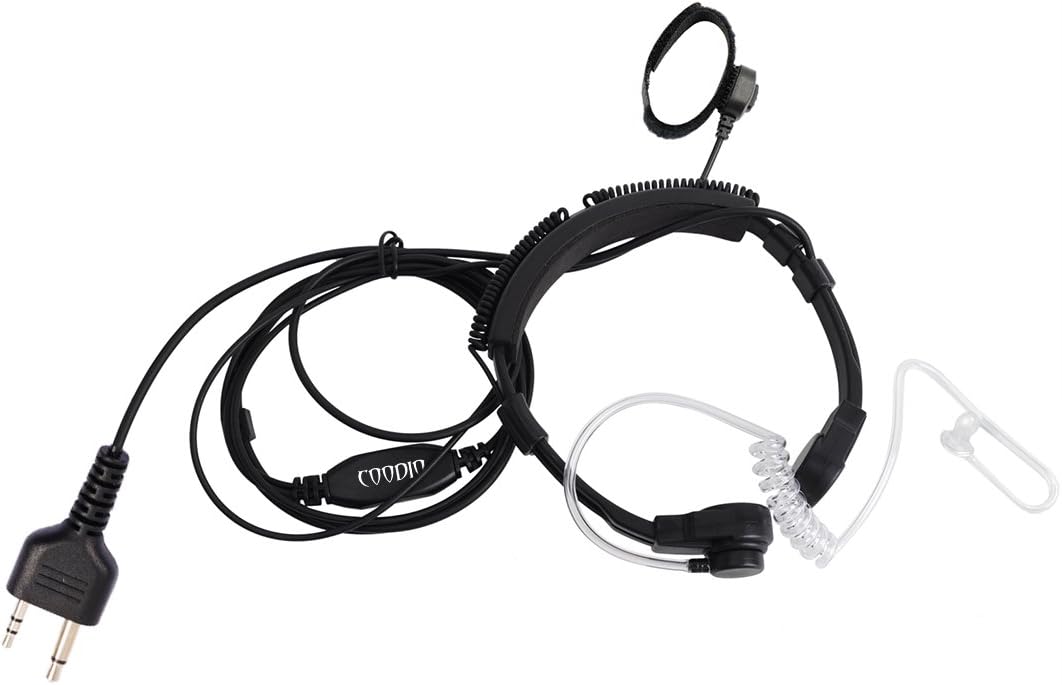 Coodio Tactical Laryngophone Earpiece Throat Mic: Amazon.co.uk: Electronics