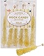 Amazon.com : Extra Large Rock Candy Sticks (22g): 6 Gold Espeez Rock ...
