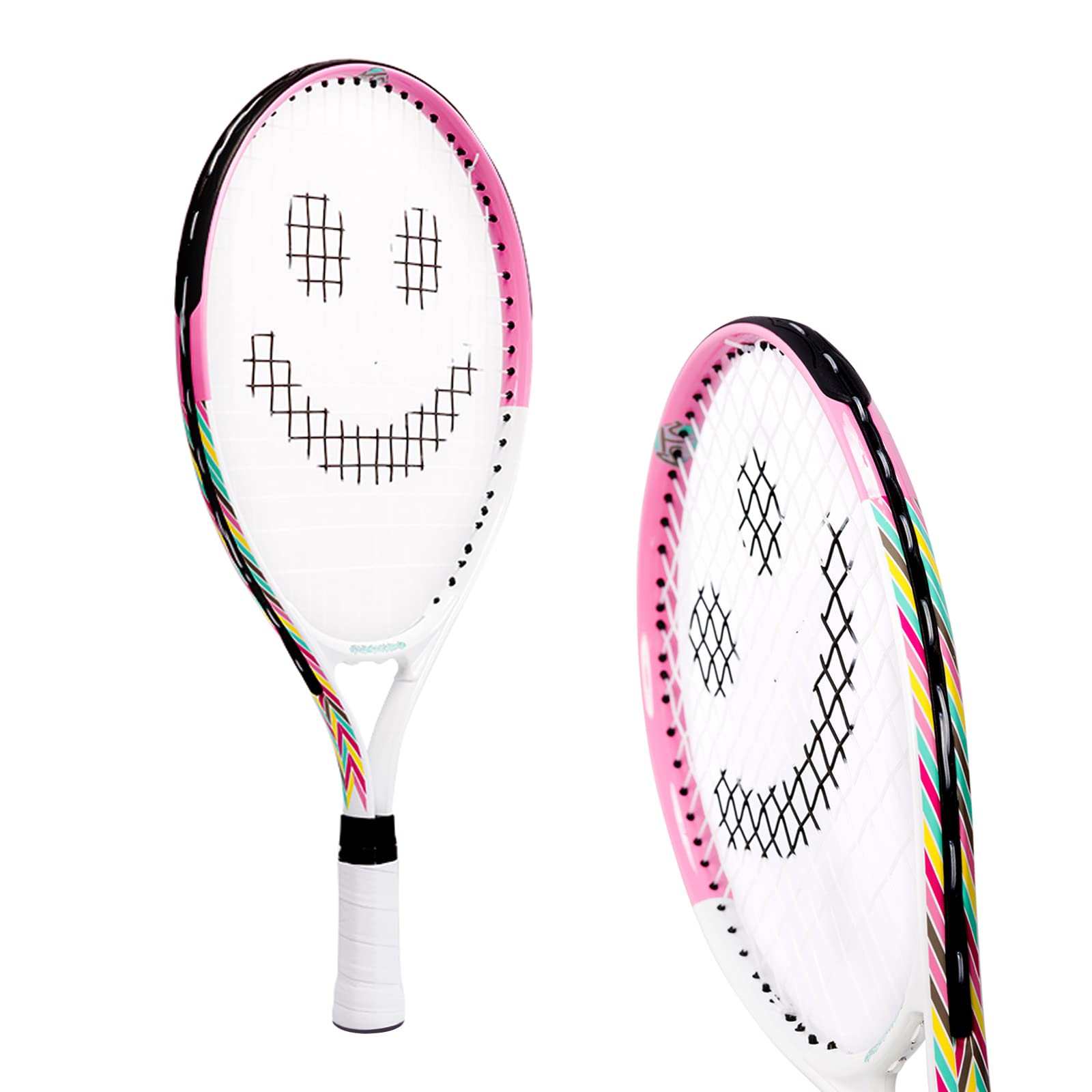 Kids Tennis Racket with Training Videos – 17 Inch Aluminum Youth Tennis ...