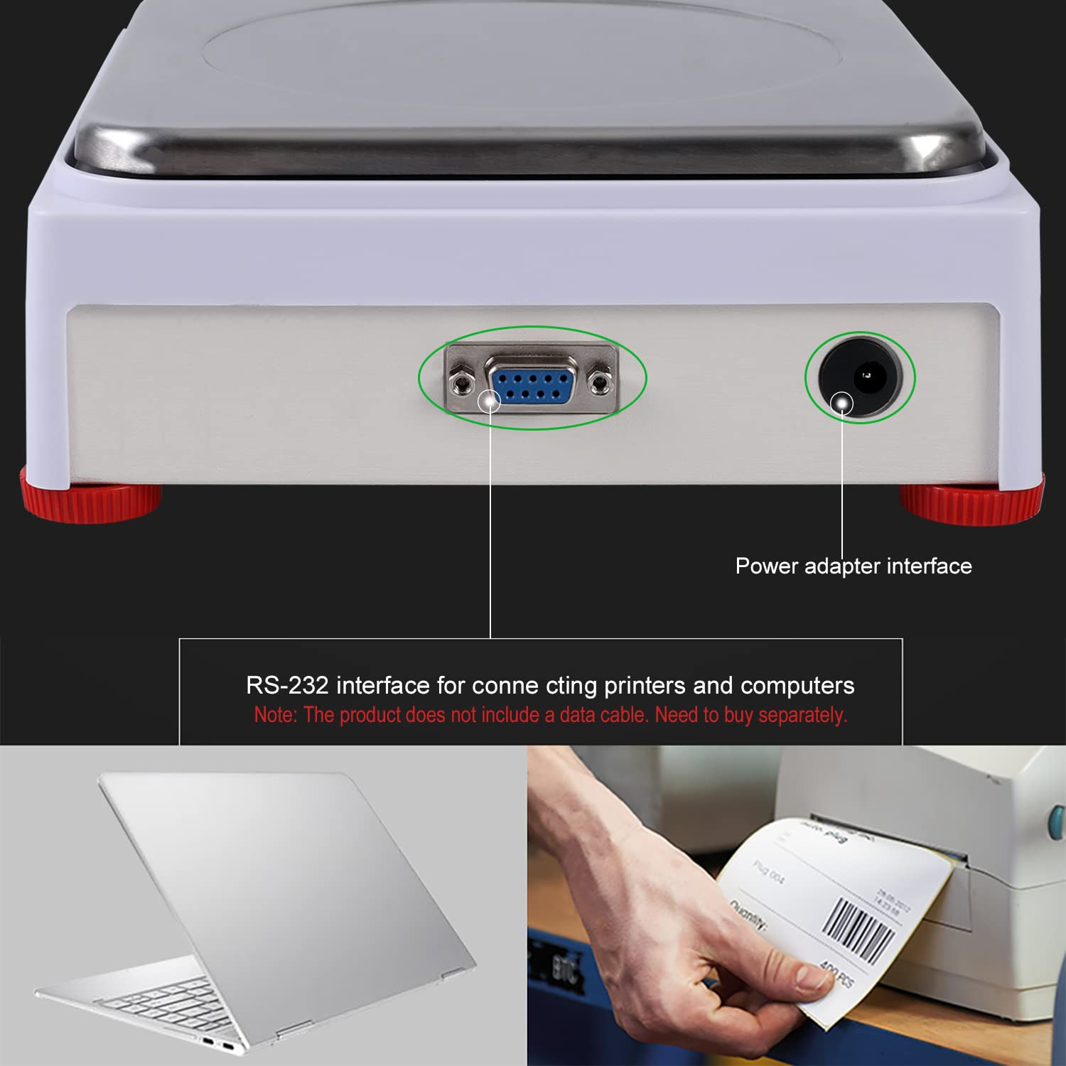 RUISHAN Lab Scale 1000gx0.01g Accurate Analytical Balance Digital ...