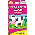 School Zone - Three-Letter Words Puzzle Flash Cards - Ages 3 ...