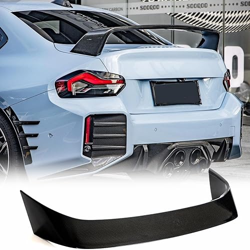 OPSREY G87 M2 Dry Carbon Fiber Rear Spoiler Fits for BMW G87 M2 Base ...