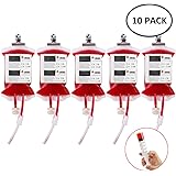 Blood Bag for Drinks - 12 Pieces IV Blood Bags/Container 15 Fl Oz ...