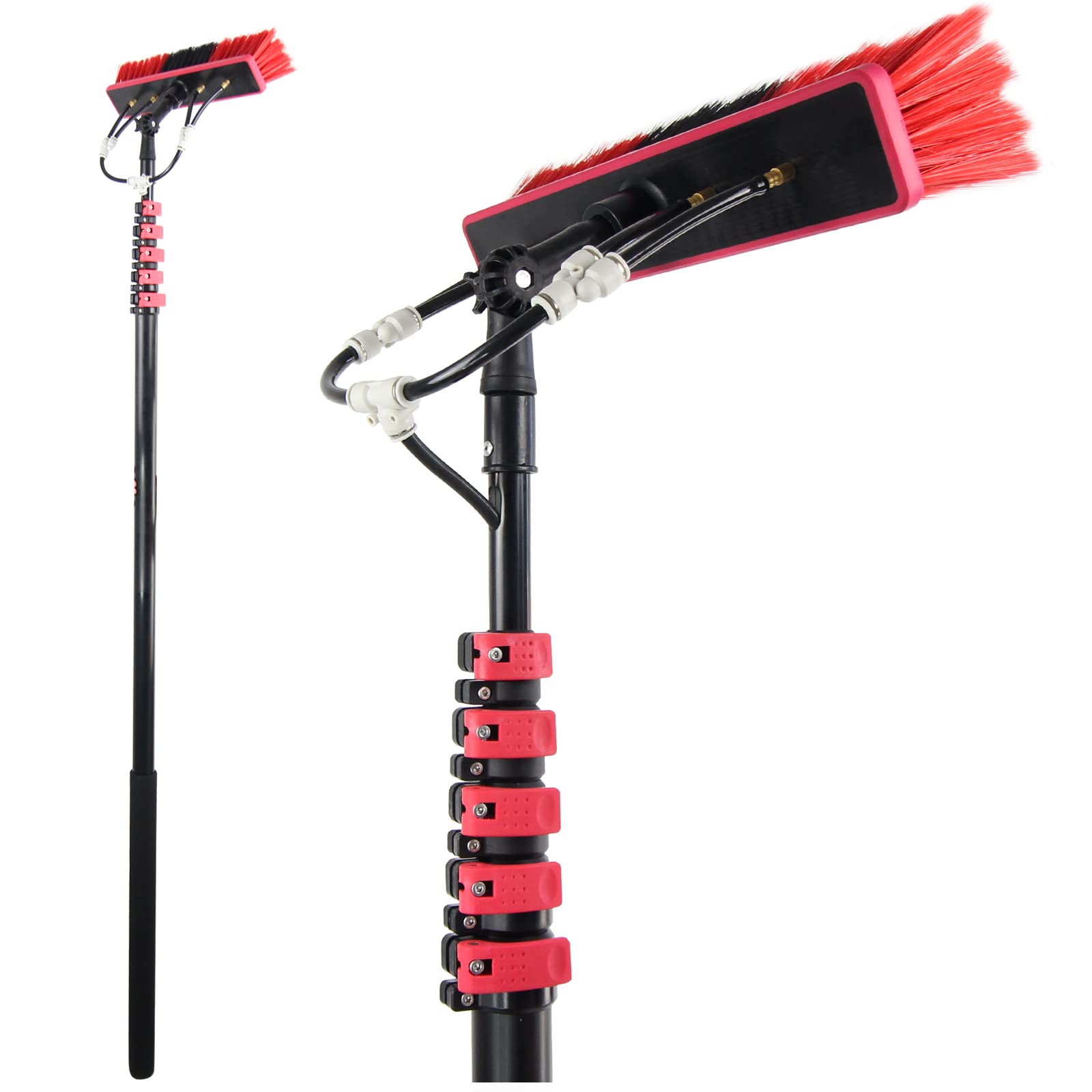 Carivia 24ft Water Fed Pole Kit,Window Cleaning Poles,Water Fed ...