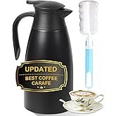 Amazon.com: 70 Oz Updated Thermal Carafe for Keeping Liquids Hot, 2 PCS Insulated Coffee Carafe ...