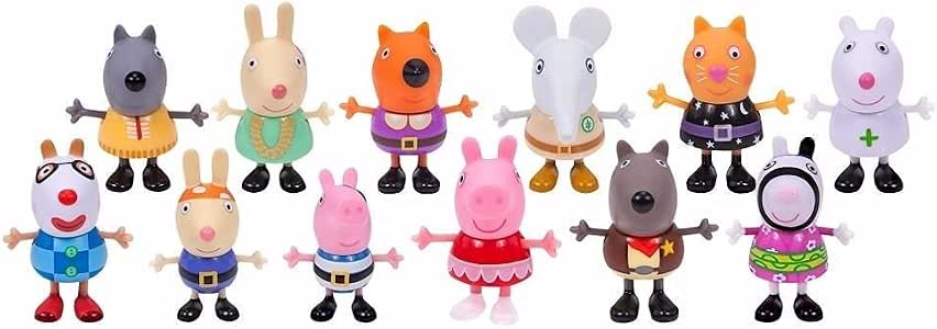 Amazon.com: Peppa Pig Peppa Pig Fancy Dress Party Exclusive Figure 12 ...