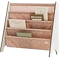 Amazon.com: 3 Sprouts Recycled Fabric Kids Bookshelf – 4-Tier Sling ...