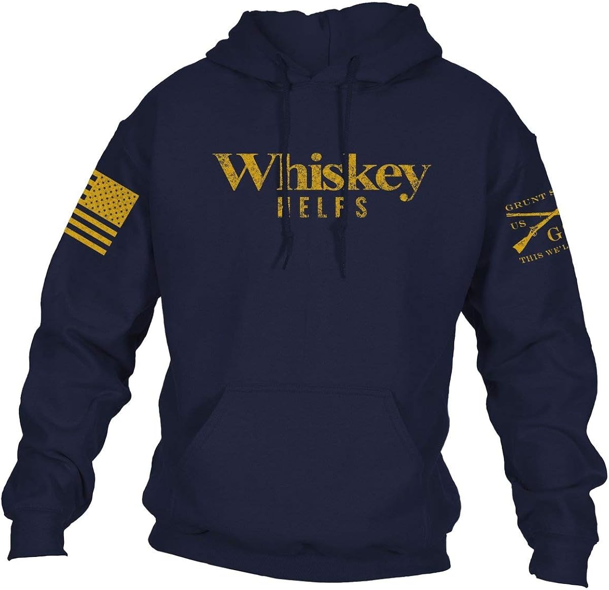 Amazon.com: Grunt Style Whiskey Helps Hoodie: Clothing
