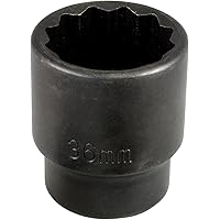 Amazon.com: Lisle 22090 36mm 12-Point Axle Nut Socket : Automotive