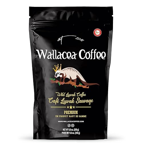 Wallacea Coffee Certified Wild Kopi Luwak Coffee Beans, Civet Coffee ...