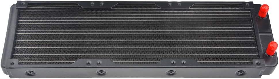 BXQINLENX 18 Pipe Aluminum Heat Exchanger Radiator for PC CPU CO2 Laser ...