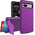 Amazon.com: Teelevo Wallet Case for Google Pixel 7a, Dual Layer Case with Card Slot Holder and ...