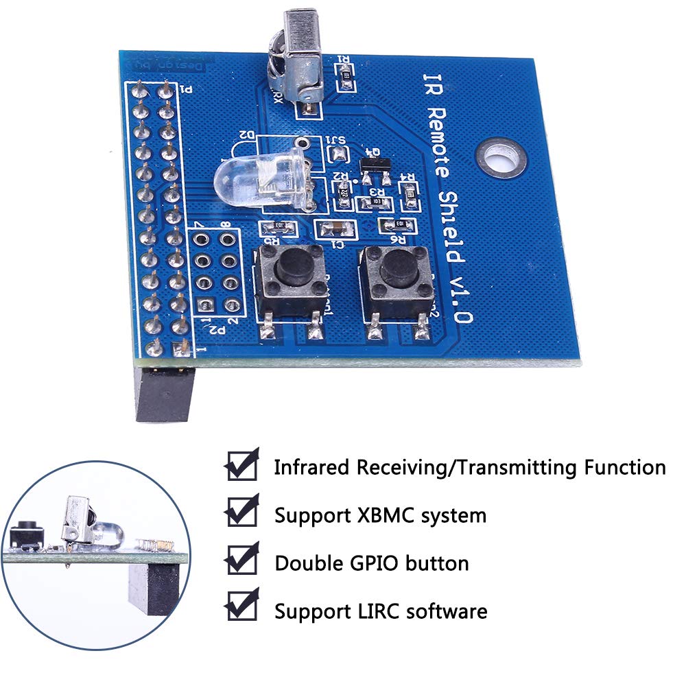Mua IR Transmitter Infrared Remote Hat Expansion Board 38KHz ...