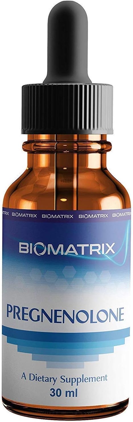 Pregnenolone (30 ml; 500 x 2.4 mg doses) by BioMatrix – Supplement for ...