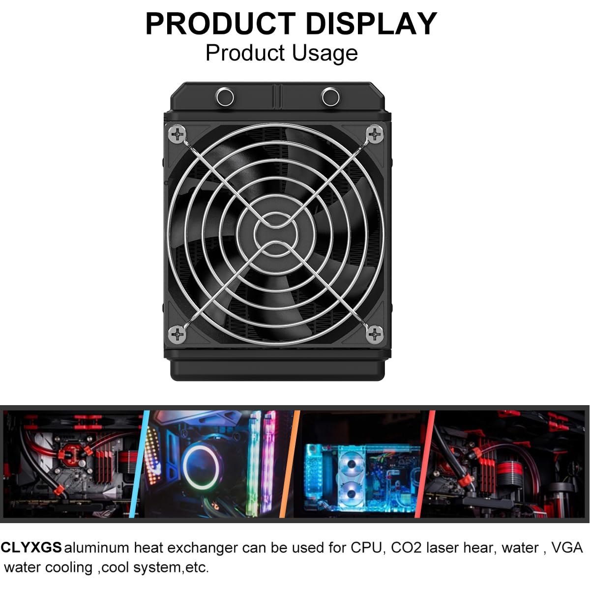 Mua Water Cooling Radiator, 12 Pipe Aluminum Heat Exchanger Radiator ...