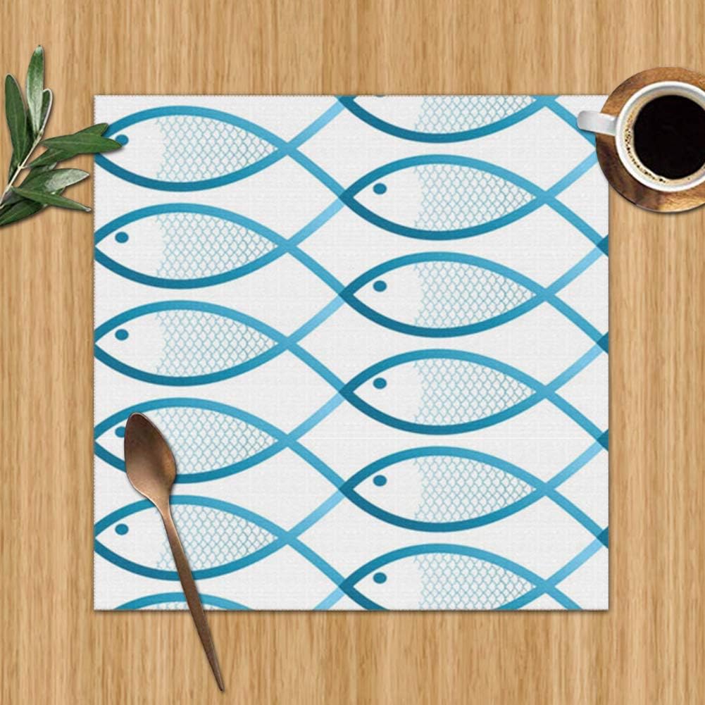 Amazon.com: Creative Fish Wildlife Table Mats Placemats Set of 4 ...