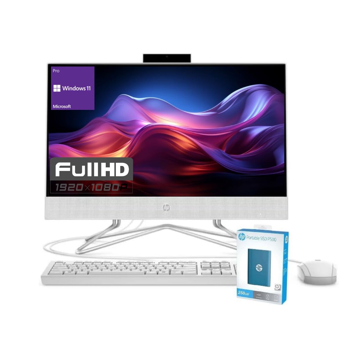 Mua 2024 Newest All-in-One Desktop | 21.5" FHD Display | Intel Celeron ...