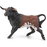 Amazon.com: Papo - Black & White Spanish Bull - Realistic Figurine ...