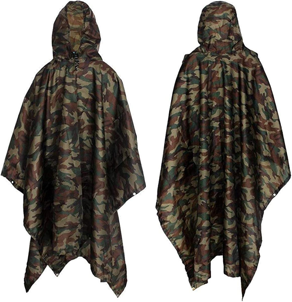 Yesloo 3-in-1 Multi-Functional Extra-Long Waterproof Poncho, Unisex ...