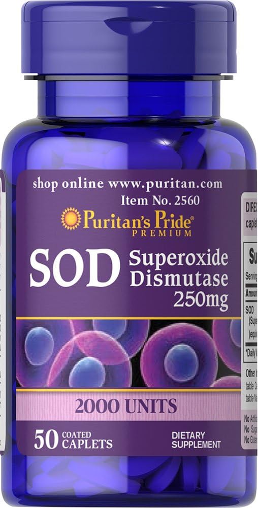 SOD superoxyde dismutase 50 comprimés: Amazon.fr: HygiÃšne et Soins du ...