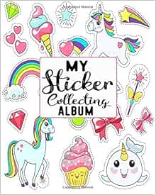 My Sticker Collecting Album: Blank Sticker Book Sticker Journal 8x10 ...