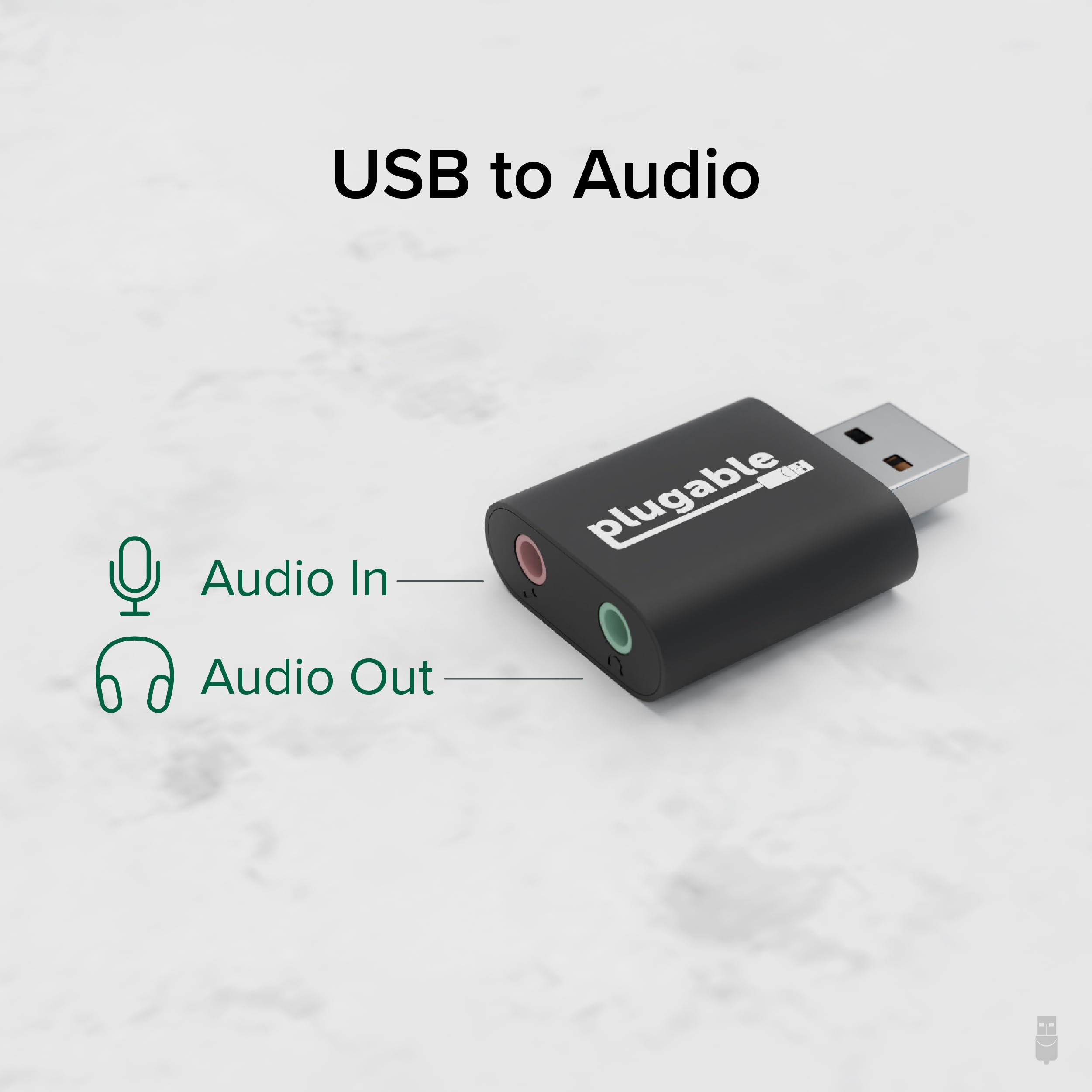 Mua Plugable USB Audio Adapter with 3.5mm Speaker-Headphone and ...