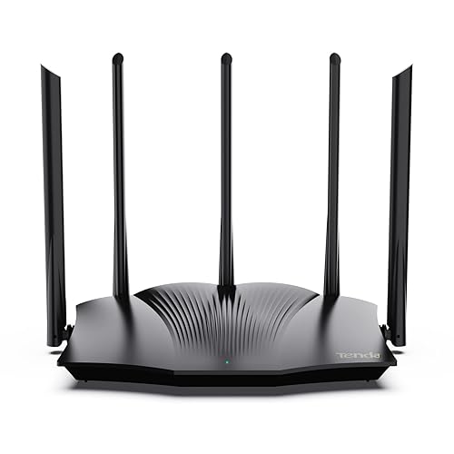 Tenda WiFi 6 Gaming Router, AX3000 Dual Band Gigabit Wireless Router ...