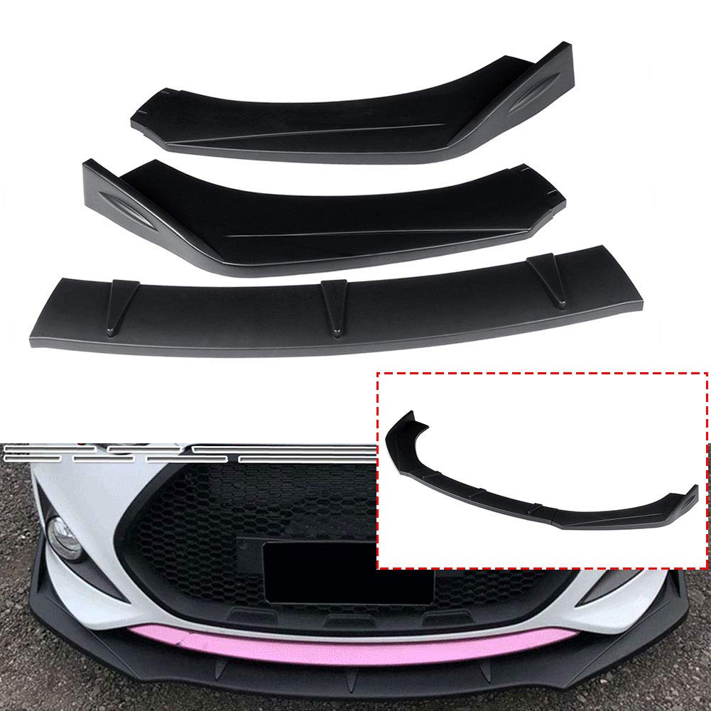 Buy Car Front Bumper Splitter Lip For Hyundai Veloster 2013-2017, Auto ...