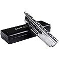 Amazon.com: Swan 16 hole 64 tone Chromatic Harmonica C Tone Harmonica ...