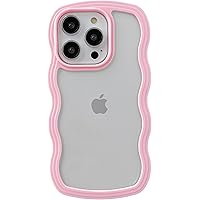 Amazon.com: Caseative for iPhone 14 Pro Max Case, Cute Curly Wave Frame Shape Shockproof Soft ...