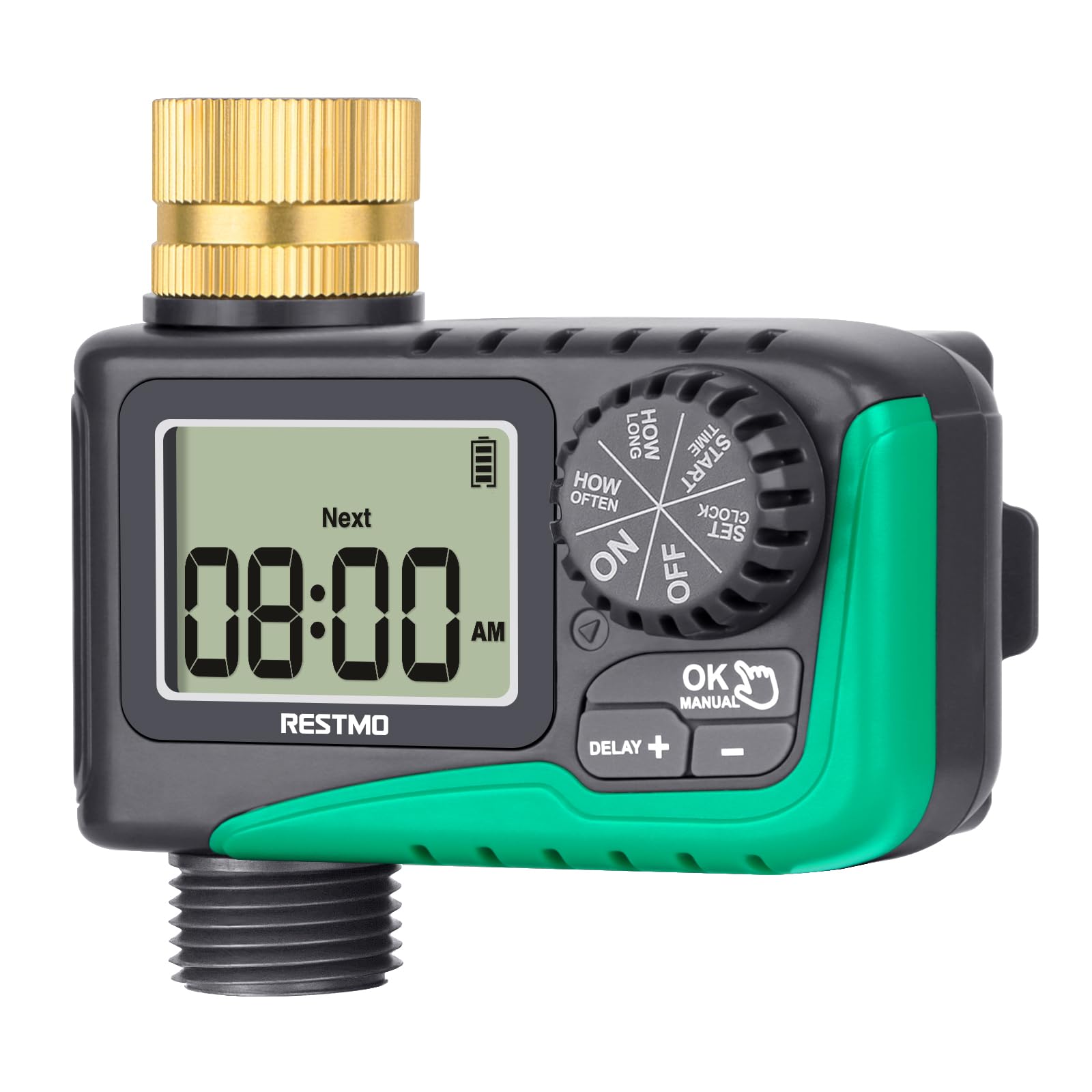 Mua Restmo Sprinkler Timer with Brass Inlet, Programmable Water Timer ...