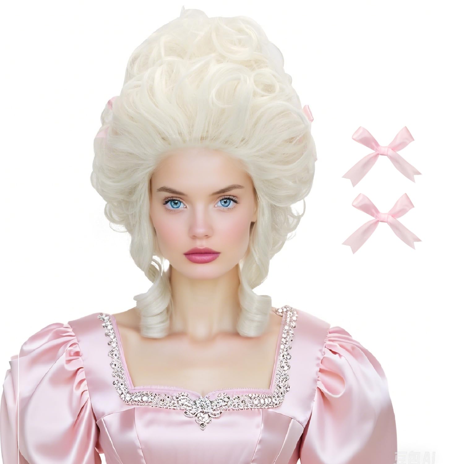 Blonde Victorian Wig for Rococo Costume Cosplay 18th Century Wig ...