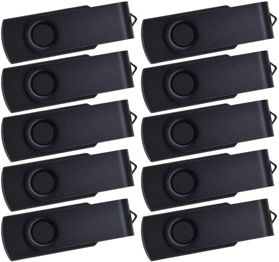 Amazon.com: 20 Pack USB Flash Drives 512MB Thumb Drive Bulk Black 512 ...