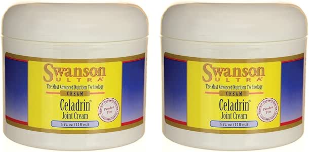 Amazon.com: Swanson Celadrin Joint Cream 4 fl Ounce (118 ml) Cream (2 ...
