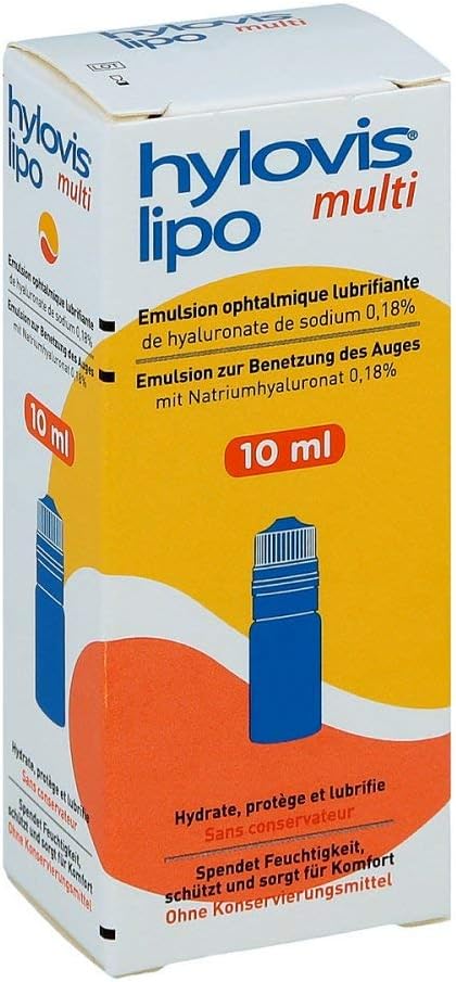 HYLOVIS lipo multi Augentropfen 10 ml Augentropfen: Amazon.de: Drogerie ...