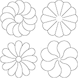 Amazon.com: Quilting Creations Simple Flower Quilt Stencil